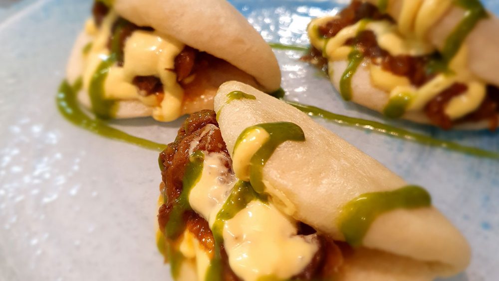 Taco bao con stracotto di manzo alla genovese - Mimì alla ferrovia